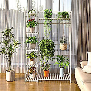 BZH Clothes Rack Heavy Duty Clothes Shelves Coat Rack with Bottom Shelf Clothing Rack for Hanging Clothes, Coats, Skirts, Shirts, Sweaters