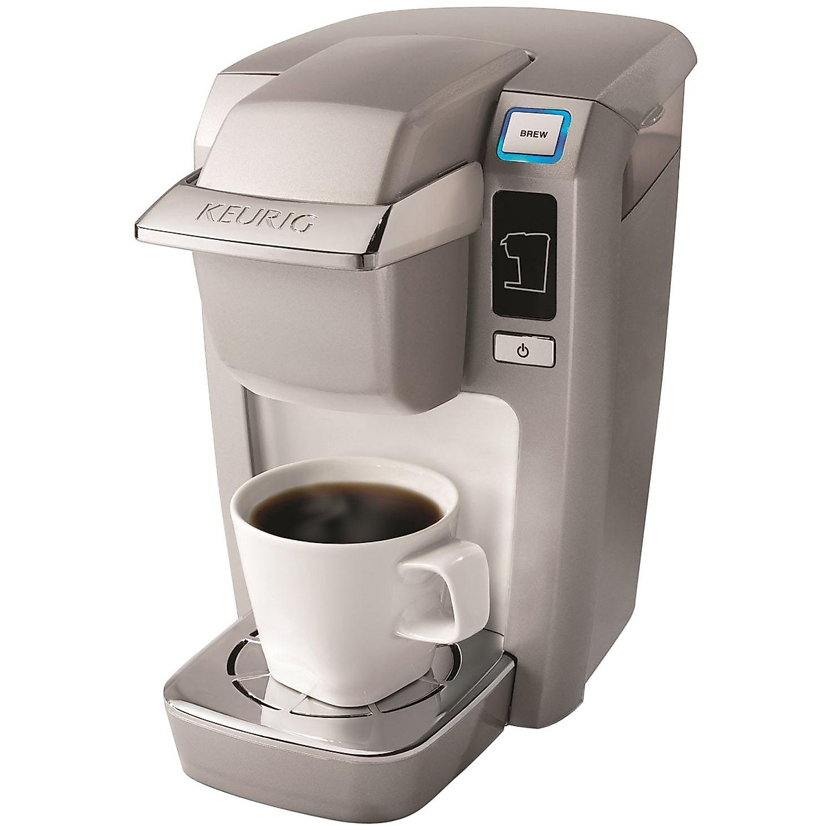 Keurig K15 Mini Plus Brewing System, Platinum