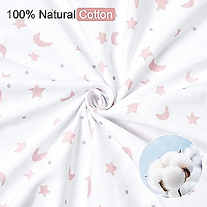 david's kids 100% Cotton Baby Sleep Sack 6-12 Months, Soft Baby Wearable Blankets with 2-Way Zipper, 2 Pack Comfy Sleeping Bags for Infant Newborn Boys Girls Neutral, Medium Size, Rainbow & Space