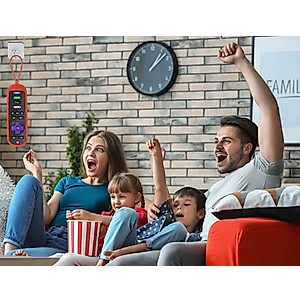 TOKERSE Glow in The Dark Remote Cover Compatible for TCL Roku RC280 RC282 TV Remote - Anti Slip Silicone Protective Cover Case Wrist Strap Compatible with TCL Roku TV Remote Control - Glow Green