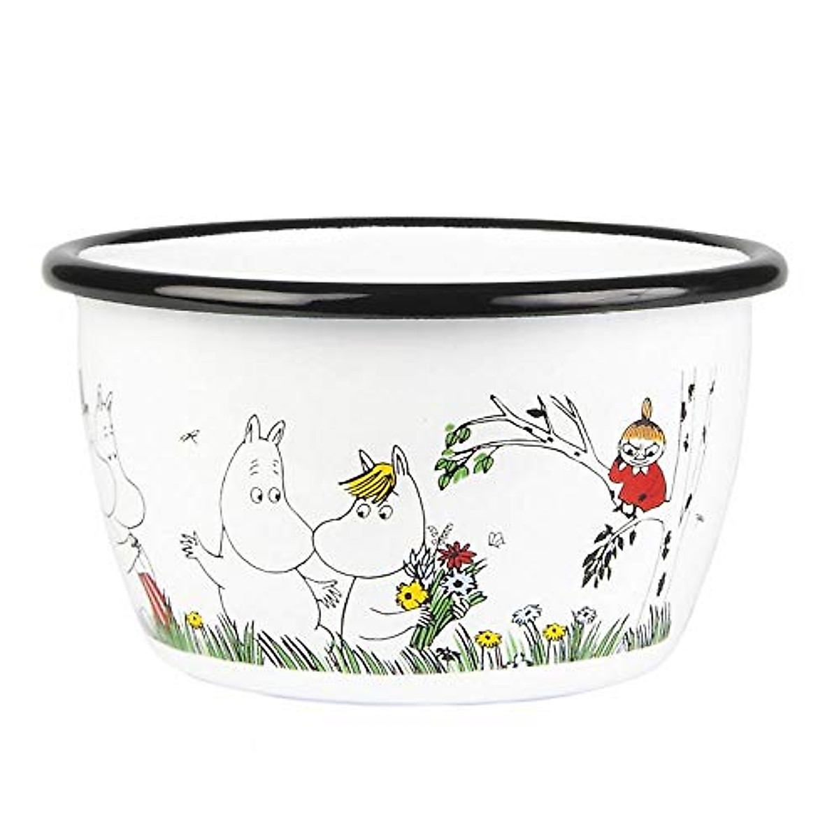 Enamel Bowl 3dl Moomin Colors, Happy Family