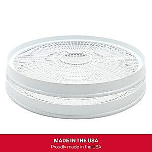NESCO WT-2SG Round Speckled Plastic 13 1/2" Add-A-Trays, 20 Series and 30 Series Food Dehydrators