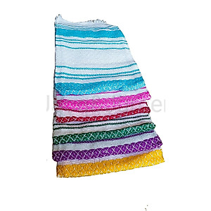 Handwoven Basket & Tortilla Cloths by Jacq & Jürgen - 2 Pack Natural Medium and Large Floral Bundle – 100% Palm Mexican Art