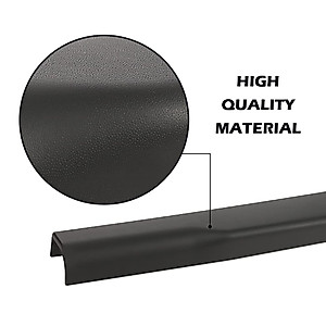 PIT66 Tailgate Moulding Cap, Compatible with 2008-2016 Ford F250 F350 F450 F550 Super Duty (NOT Fit Integrated Step Tailgate), Tailgate Protector Cover, FO1904104, BC3Z9940602B