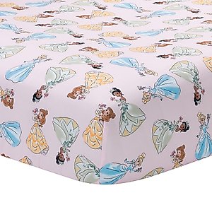 Disney Princesses Fitted Crib Sheet