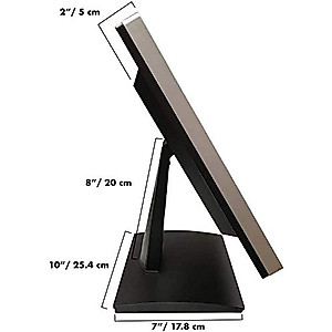 ANGEL POS 24" Metal Housing Capacitive LED Capacitive Multi-Touch HDMI VGA Monitor 16:9 Display 1080p, Seamless Splash Proof Flat Touchscreen, Industrial, Office, Retail, Restaurant