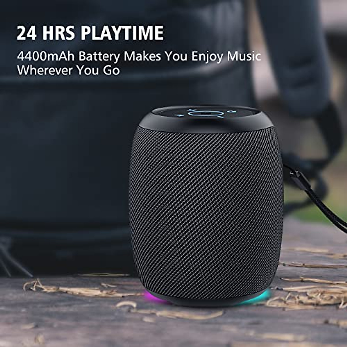 ZEALOT Bluetooth Speaker, Portable Speaker Bluetooth Wireless, 20W Stereo Bass Wireless Speaker, IPX6 Waterproof Speaker, 24H Playtime,Dual Pairing,TF Card/USB/AUX for Home,Travel, Hiking