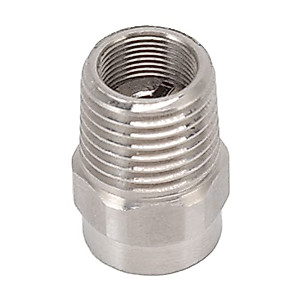 Jeanoko Misting Nozzle, Garden Atomization System External Thread Stainless Steel 2PCS Multi Purpose for Watering