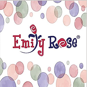 Emily Rose Kids Folding Chair | Pink Kid Beach Chair with Safety Lock- Camping Chair for Girls Toddler with Cup Holder & Carry Case- Tailgate, Travel, Beach, Lawn- for Indoor & Outdoor