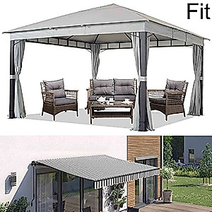 LANUCN Waterproof Tent Repair Tape Kit - PVC Coated Surface and Ultrastrong Sticky Tenacious Clear Tape, Fabric Repair Tape for Canvas Repair Tape, RV Awning Repair Tape, Boat Cover Repair Kit Etc.