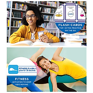 Summer Bridge Activities 8th to 9th Grade Workbooks, Math, Reading Comprehension, Writing, Science, Social Studies, Fitness Summer Learning, 9th Grade Workbooks All Subjects With Flash Cards