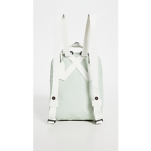 Fjallraven Women's Kanken Mini Backpack, Mint Green/Cool White, One Size