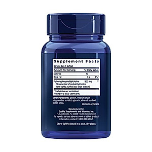 Life Extension HepatoPro Polyunsaturated Phosphatidylcholine - Phosphatidylcholine PPC Supplement for Liver Health Support and Detox – Non-GMO, Gluten-Free – 60 Softgels