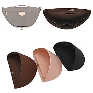 Purse Organizer Insert for Waistpack Inner Sleeve BUMBAG Lining Bag Storage Bag2047black