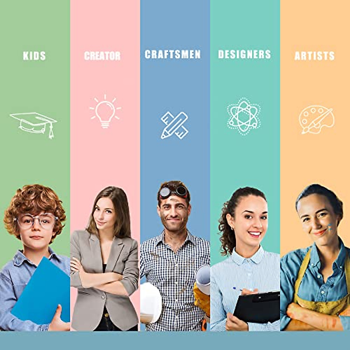 PSLER 100 Sheets Carbon Paper Sheets, Carbon Transfer Paper with 3PCS Embossing Stylus for DIY Woodworking, Paper, Canvas and Other Art Craft Surfaces(7.3 by 10 Inch)