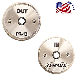 Chapman MFG PR-13 Palm Ratchet, 1/4" Drive, USA Made Aluminum Ratchet with 20 Tooth Gear & 18 Degree Working Arc