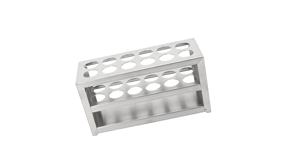 Metal Test Tube Rack: 12-Hole 304 SS, 3-Tier Lab & Home Use