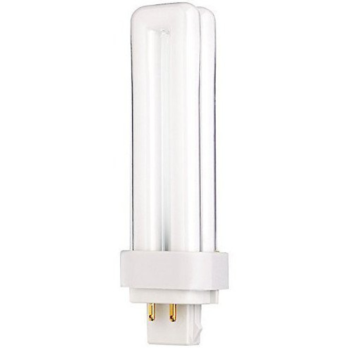 Sylvania 20683 (12-Pack) 18-Watt Double Tube Compact Fluorescent Light Bulb, 2700K, 1150 Lumens, 82 CRI, T4 Shape, 4-Pin G24q-2 Base