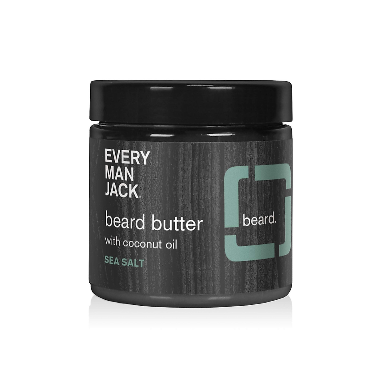 Every Man Jack Mens Sea Salt Beard Kit - Perfect for Every Guy - Includes Four Full-Sized Grooming Essentials - Beard + Face Wash, Beard Oil, Beard Butter + Beard Comb
