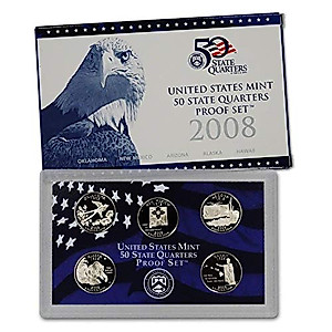 1999 S - 2009 S All 56 Proof State & Territory Quarters Complete Set With Boxes and COA Proof Proof