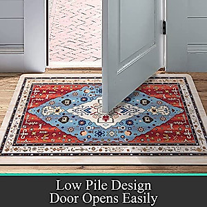 Pauwer Farmhouse Kitchen Rugs Set of 3 Boho Kitchen Mats for Floor Waterproof Kitchen Rugs and Mats Non Skid Washable Kitchen Floor Mat Kitchen Runner Throw Area Rugs for Kitchen Laundry Room Entryway