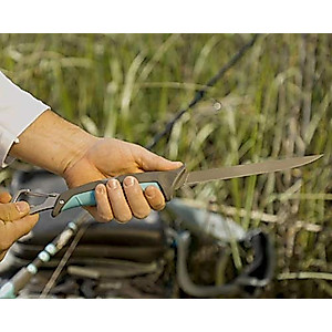Toadfish Stowaway Folding Filet Knife with Built in Carabiner -7inch