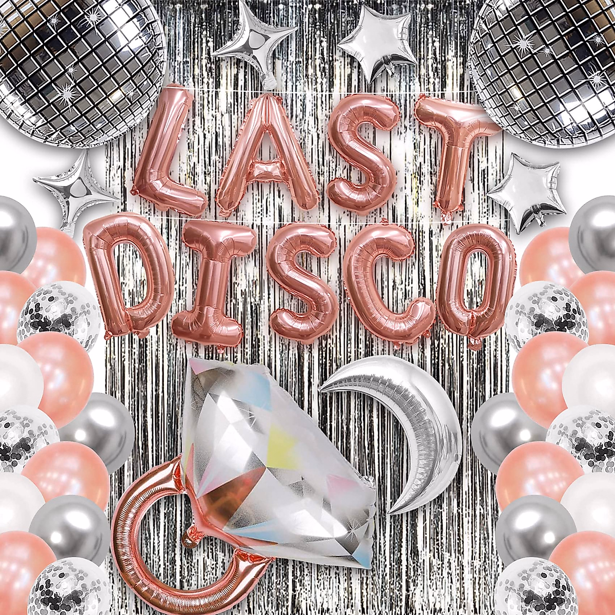 Last Disco Bachelorette Party Decorations - Bridal & Disco Cowgirl Kit