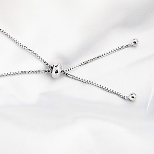 FUSTMW 3 Sister Bracelets Big Sis Middle Sis Little Sis 3 Pieces Matching Heart Bracelets of 3 Sister Jewelry Gift for Best Friends 9 Inch Adjustable Chain (silver)