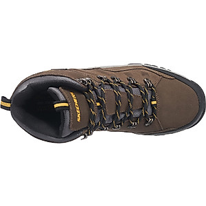 Skechers Men's Relment Pelmo Hiking Boot, Khaki, 9 Wide