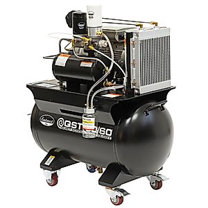 Eastwood Elite QST 30/60 Scroll Air Compressor | Quiet Powerful Portable Shop Air Compressor Technology | High Performance Air Pump 12.7 cfm @ 90 psi | 4 HP 100% duty cycle | Automatic Moisture Drain