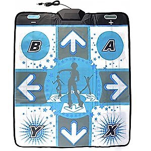 OSTENT Non-slip Dance Pad Dancing Mat for Nintendo Wii Gamecube NGC Console Dance Revolution DDR Video Games