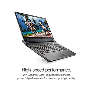 Dell 2022 G15 15.6" FHD 120Hz Gaming Laptop, Intel 12-Core i7-12700H, 32GB RAM, 1TB PCIe SSD, NVIDIA GeForce RTX 3050Ti, RGB Backlit Keyboard, HD Camera, HDMI, Gray, Windows 11 Home