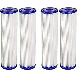 CFS – 4 Pack Water Filter Cartridges Compatible with EQ-PFC.35 Models – Remove Bad Taste & Odor – Whole House Replacement Water Filter System, White