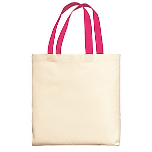 Horse Gifts For Women Life Is Full Of Tough Choices Horse Saddles Pink Handle Small Canvas Tote Bag