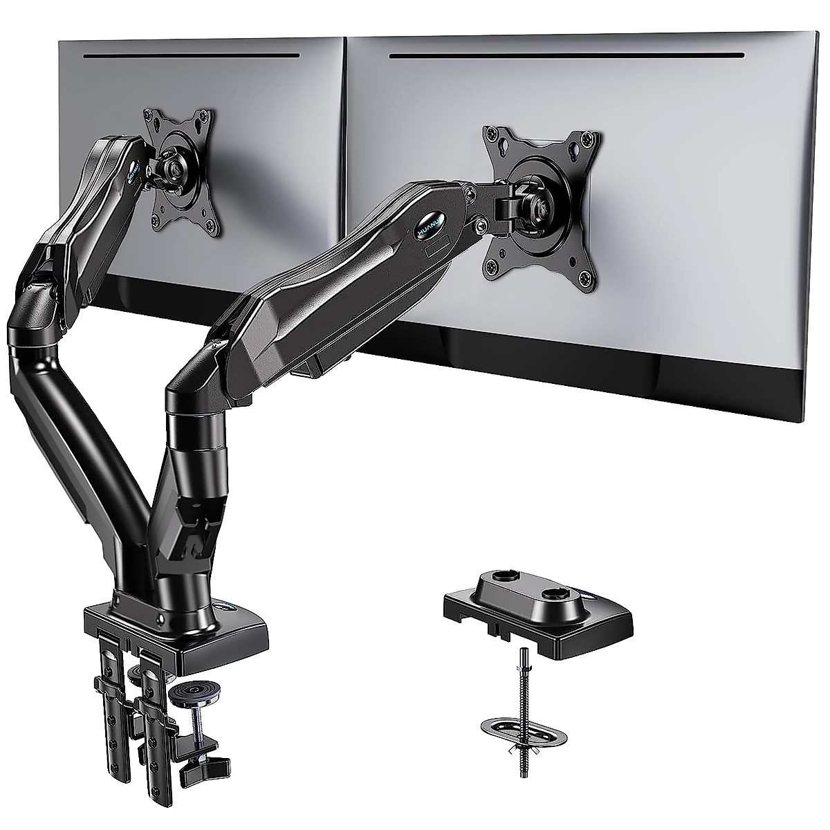 HUANUO Dual Monitor Stand 30 Inch & HUANUO Single Monitor Stand 35 Inch