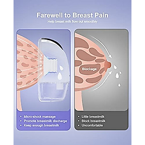 Wearable Breast Pump Hands Free, Haimmy Electric Portable Wireless Breast Pumps with 3 Modes & 9 Levels, 19/21/24/28mm Flange, LCD Display, Leak-Proof, Low Noise Painless Breastfeeding Pump (2 Pack)