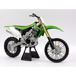 New Ray Die-Cast Kawasaki KX450F Motorcycle Replica, 1:12 SCALE, Green