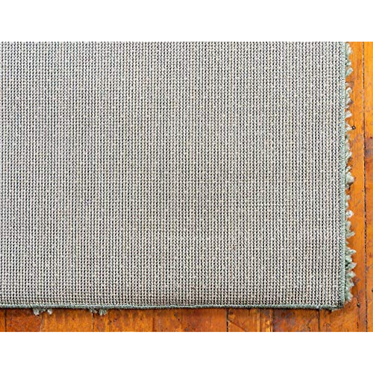 Unique Loom Davos Shag Collection Modern Luxuriously Soft & Cozy Shag Area Rug (4' 0 x 6' 0 Rectangular, Sage)