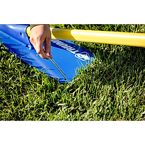 Triumph Sports Multi-Sport Versatile Combo Outdoor Game Net Set Includes Volleyball, Badminton, and Pickleball, Blue (35-7510-2)