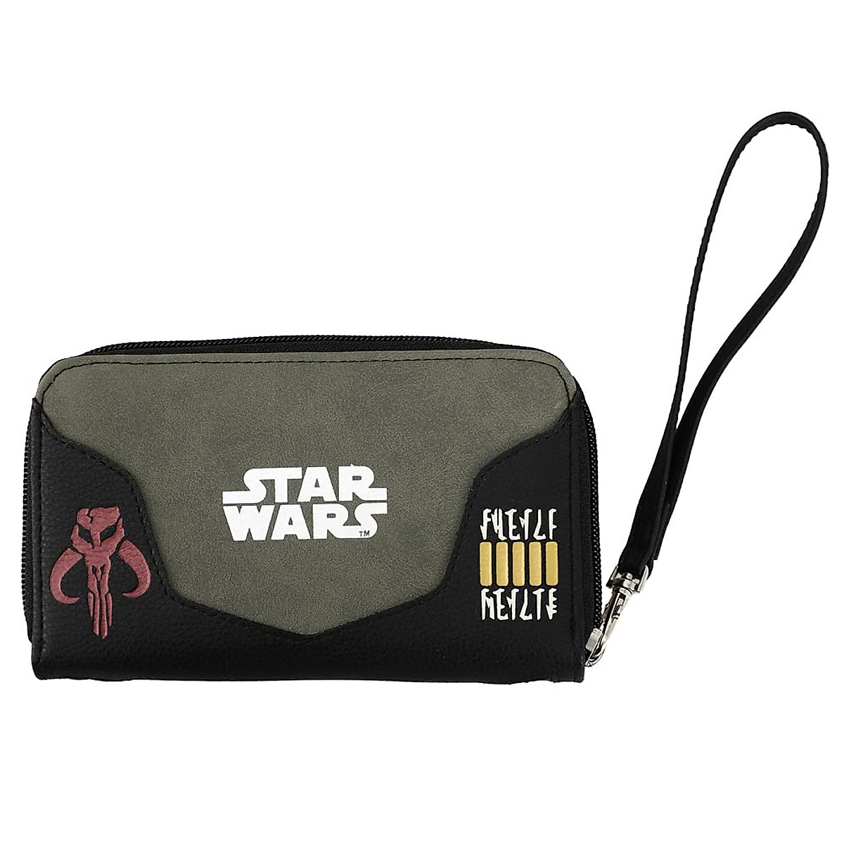 Bioworld Boba Fett Armor Zip Around Wristlet - Multicolored, Large