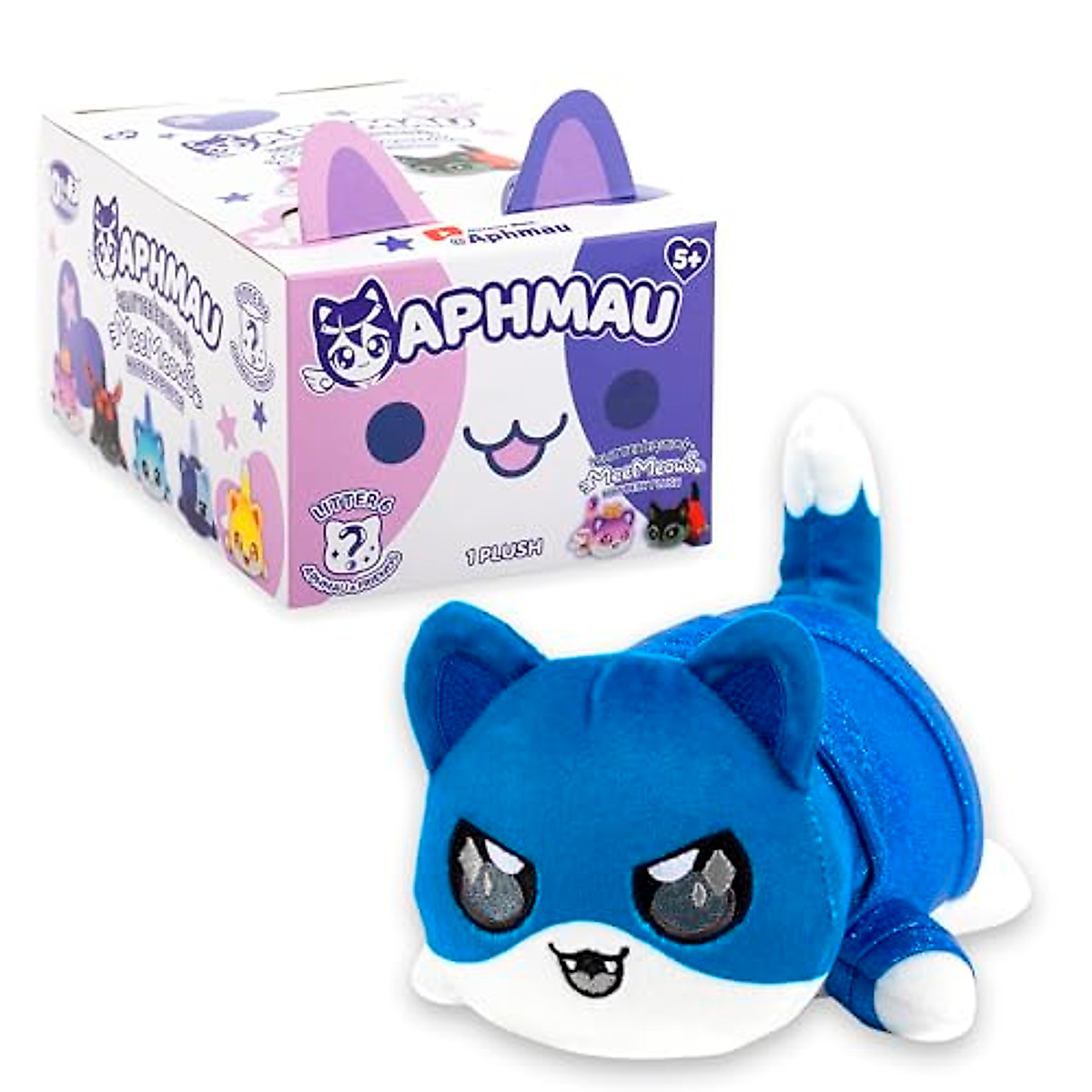 Aphmau 6” MeeMeow Mystery Plush – Series 6; YouTube Gaming Channel, Blind Box, 1 of 10 Possible, Friends MeeMeows, Official Merch