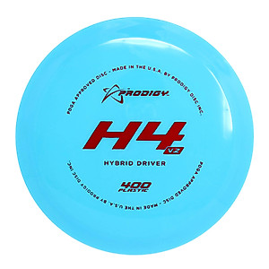 Prodigy Disc 400 H4 V2 | Understable Hybrid Disc Golf Driver | Slightly Understable for Maximum Distance & Straight Flight | Very Durable 400 Plastic | Colors May Vary