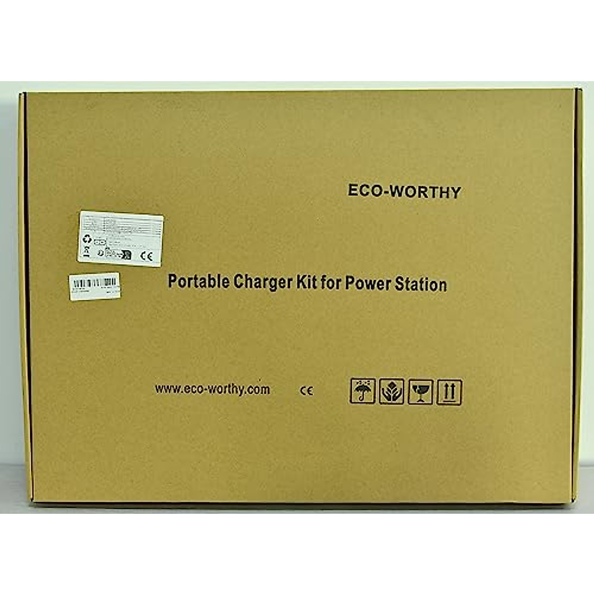 ECO-WORTHY 100W Foldable Solar Panel with Adjustable Kickstand for Jackery/Flashfish/BALDR/Goal Zero Portable Generator Power Station, Upgraded Portable Solar Power for Outdoor Camping RV Off Grid