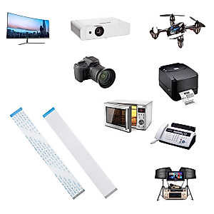 ITROLLE Flat Cable 8PCS FPC FFC 150mm Length 40 Pin 0.5mm Pitch Flexible Ribbon Cables B Type