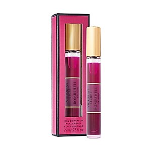 Victoria's Secret Bombshell Passion Eau de Parfum Rollerball, Notes of Sparkling Cassis, Queen Peony & Fuchsia Rose, Travel Size Mini Perfumes for Women (0.23 oz)