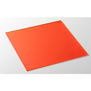 Orange Acrylic Plexiglas Plastic Sheet 1/8" 12" X 24" #2037