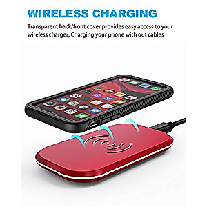 Njjex Case For iPhone 11 Pro MAX, For iPhone 11 Pro Max Case 6.5" W/[Tempered Glass Screen Protector], [Npatt] Hybrid Impact Clear Back Soft TPU Bumper Armor Rugged Shockproof Slim Phone Cover [Black]