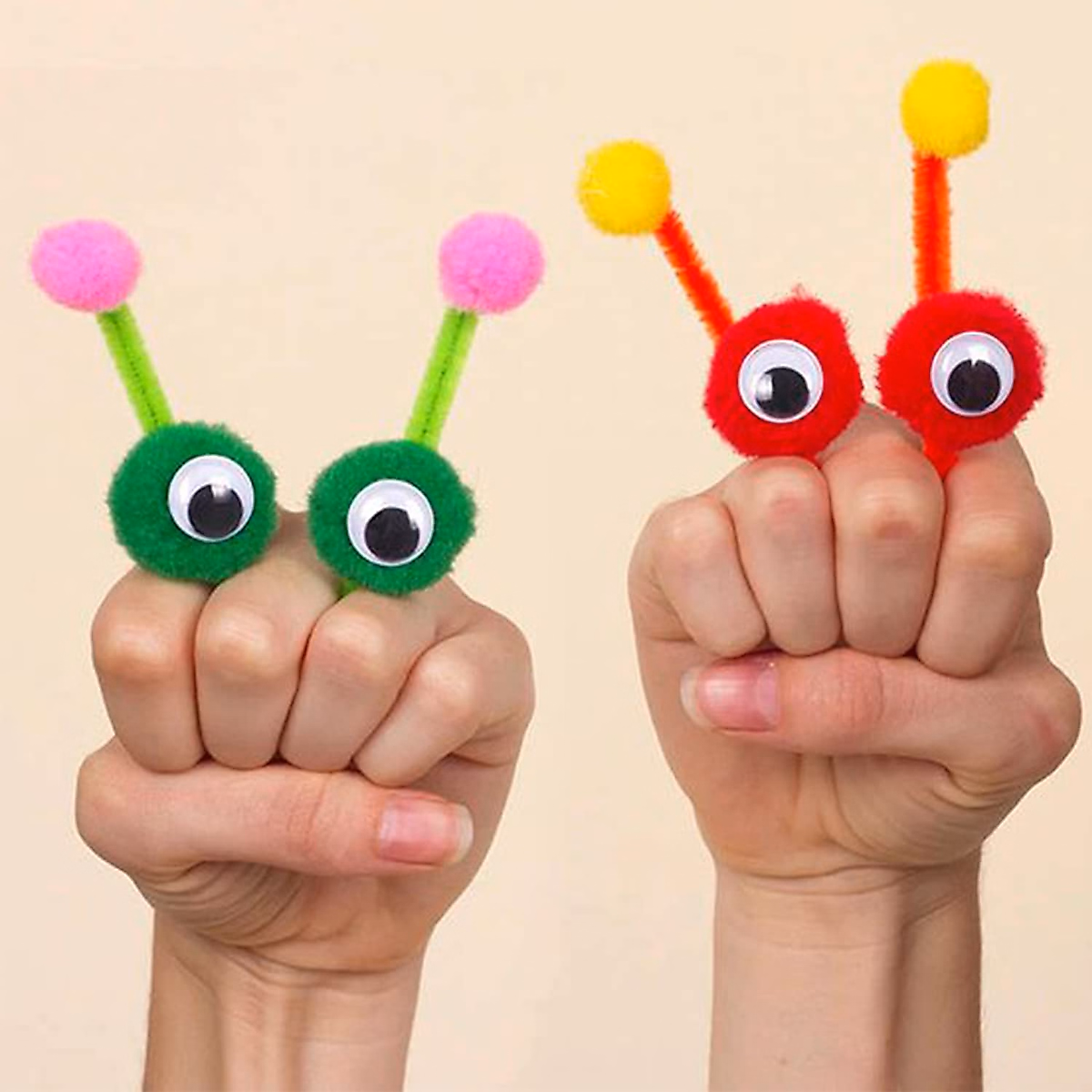 CCINEE 30mm Black Googly Wiggle Eyes 100PCS with Self-Adhesive for DIY Handmade Crafts Decorations