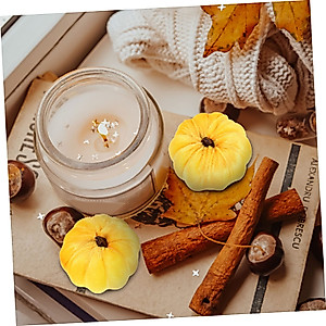 IMIKEYA 18 Pcs Fabric Pumpkin Ornament Decoration Harvest Fall Pumpkins Fake Foam Pumpkins Farmhouse Pumpkin Faux Harvest Pumpkins Fake Faux Pumpkin Table Decoration Flannel Halloween