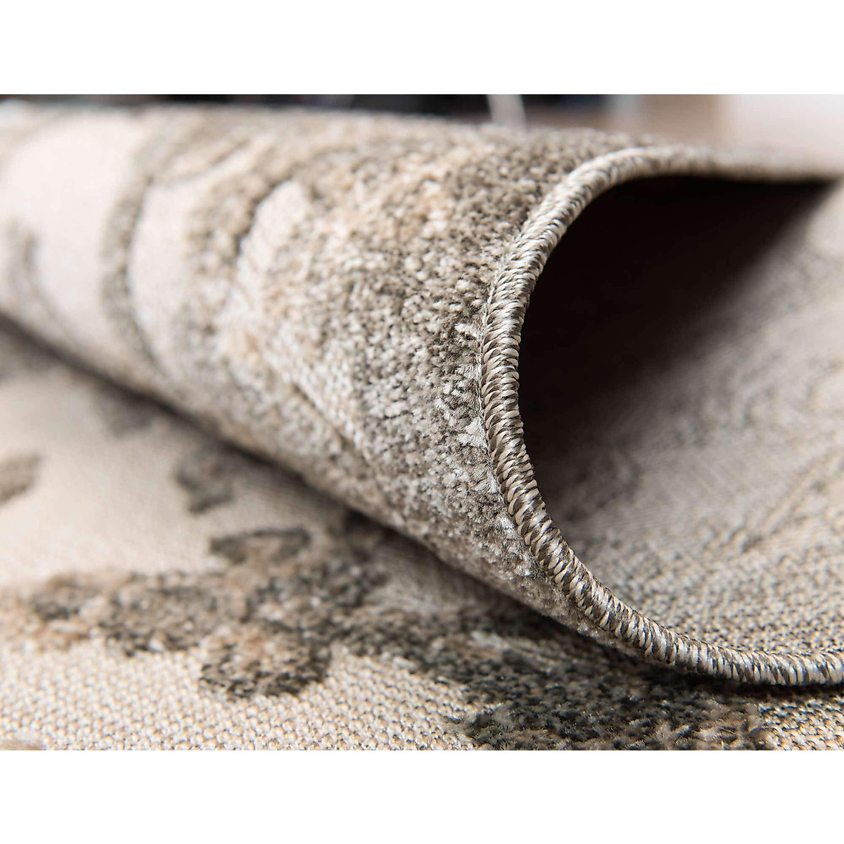 Unique Loom Outdoor Botanical Collection Area Rug (4' x 6' Rectangle, Brown)